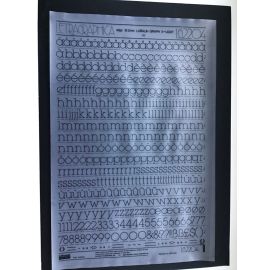 letraset numbers