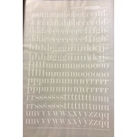 Letraset White 741